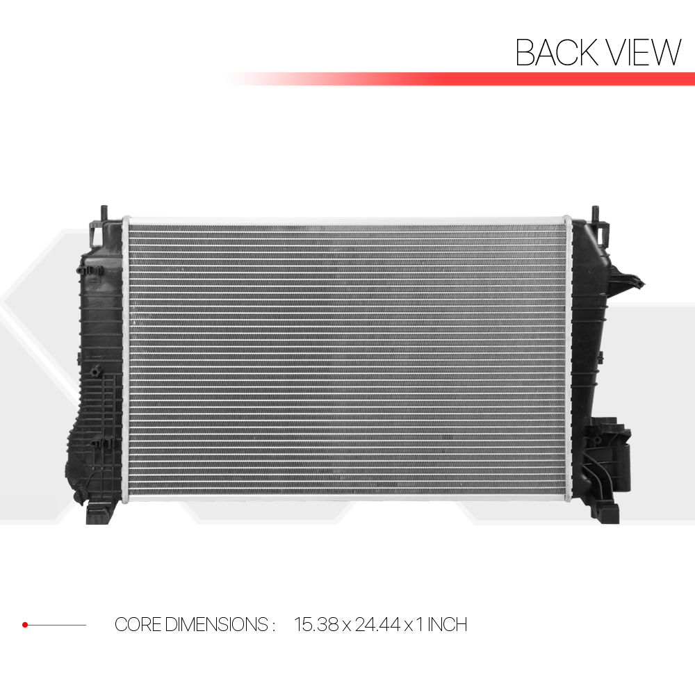 Aluminum Core Radiator OE Replacement for 12-19 Chevy Sonic 1.4 Ecotec ...