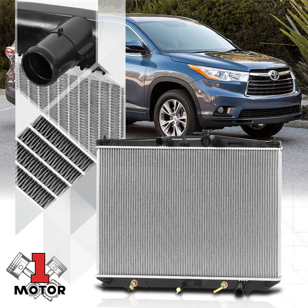Aluminum Cooling Radiator OE Replacement for 14-18 Toyota Highlander ...