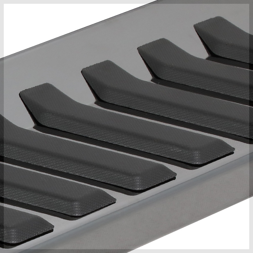 Metallic Black Running Board 6" Side Step Nerf Bar for 99-16 Super Duty ...